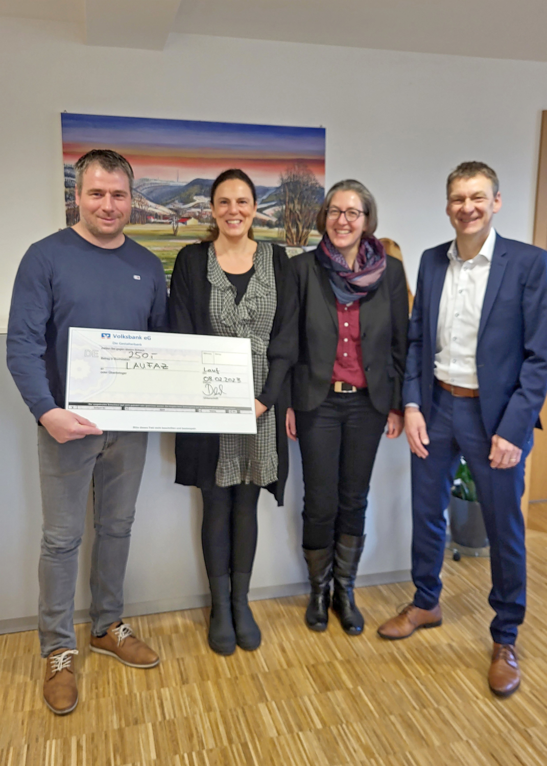 Spendenübergabe an das Laufaz › Lauf im Schwarzwald - mitten in Baden ...